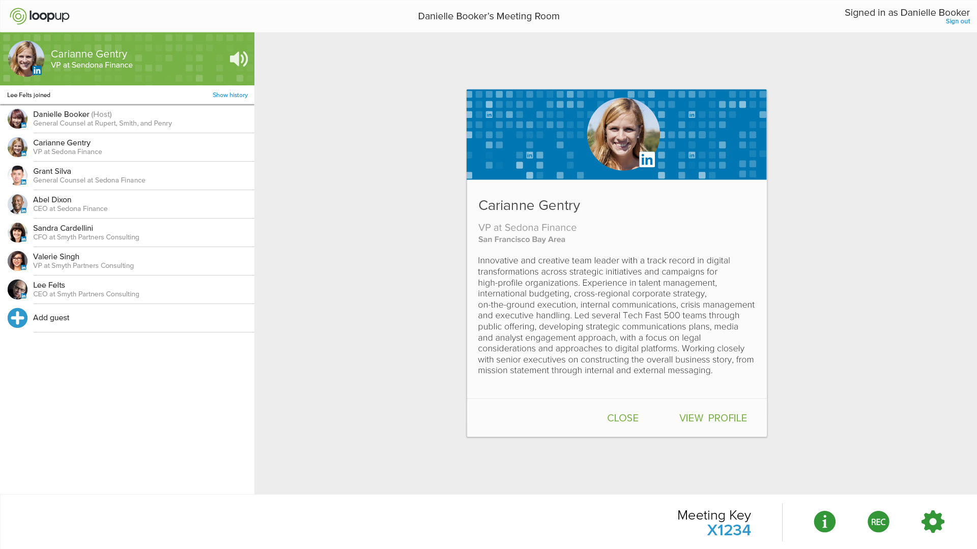 LoopUp | Adding LinkedIn to Your Profile